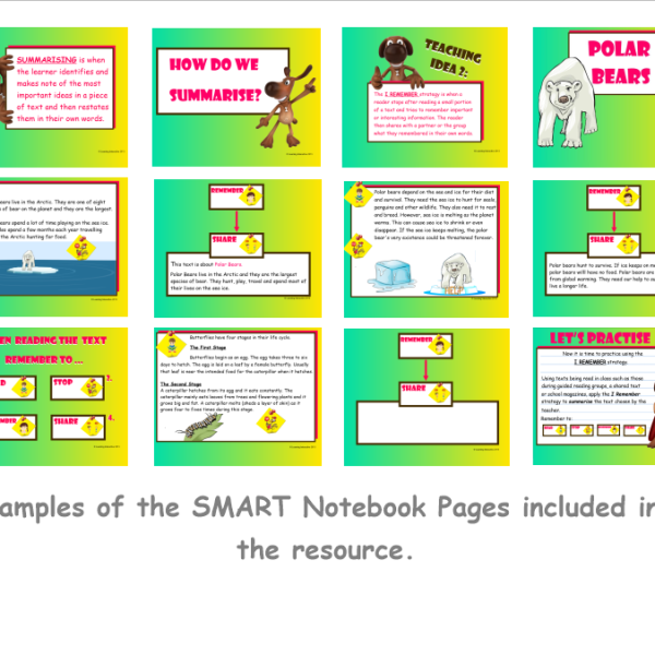 Working with the Super Six Comprehension Strategies – Summarising – I ...